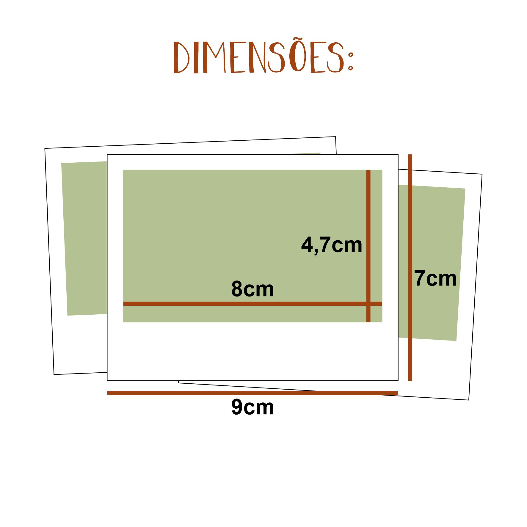 Polaroid Horizontal 10unid. - Geek Personalizados