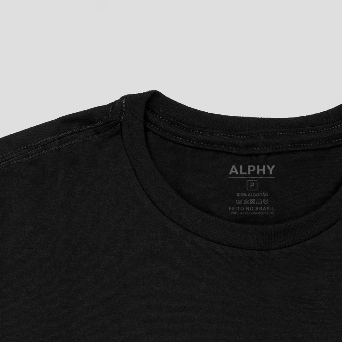 KIT 4 CAMISETAS MASCULINA BÁSICA - ALPHY - Alphy