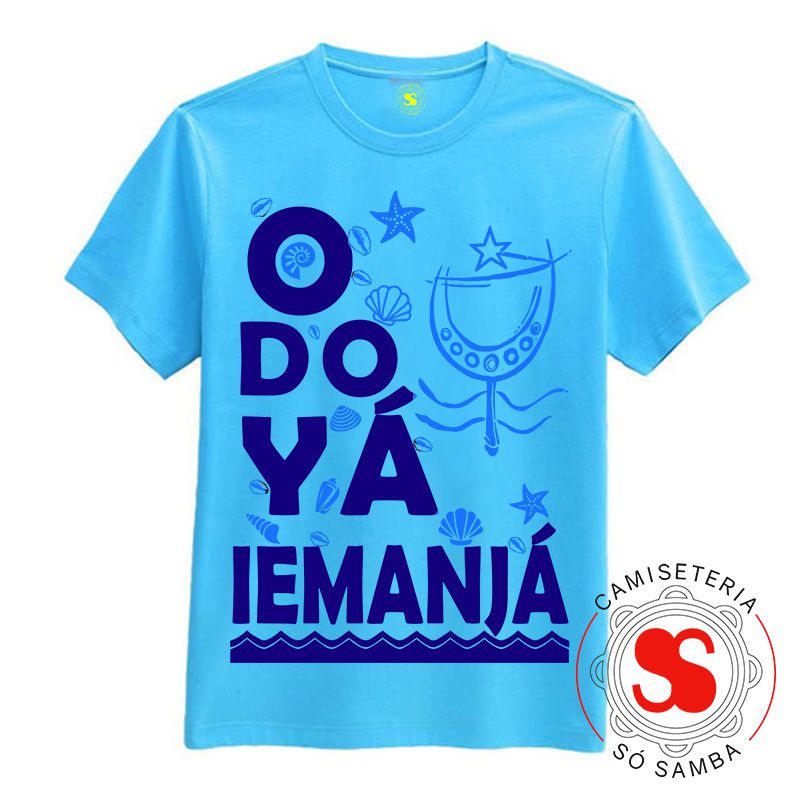 CAMISETA ODOYÁ IEMANJA - CAMISETERIA SÓ SAMBA
