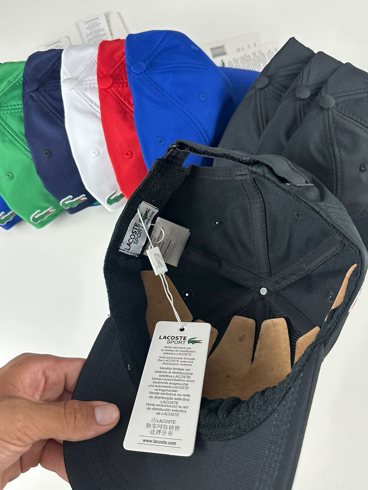 Bone Lacoste Sport Preto - DA FANATICOS - Os melhores conjuntos e ...