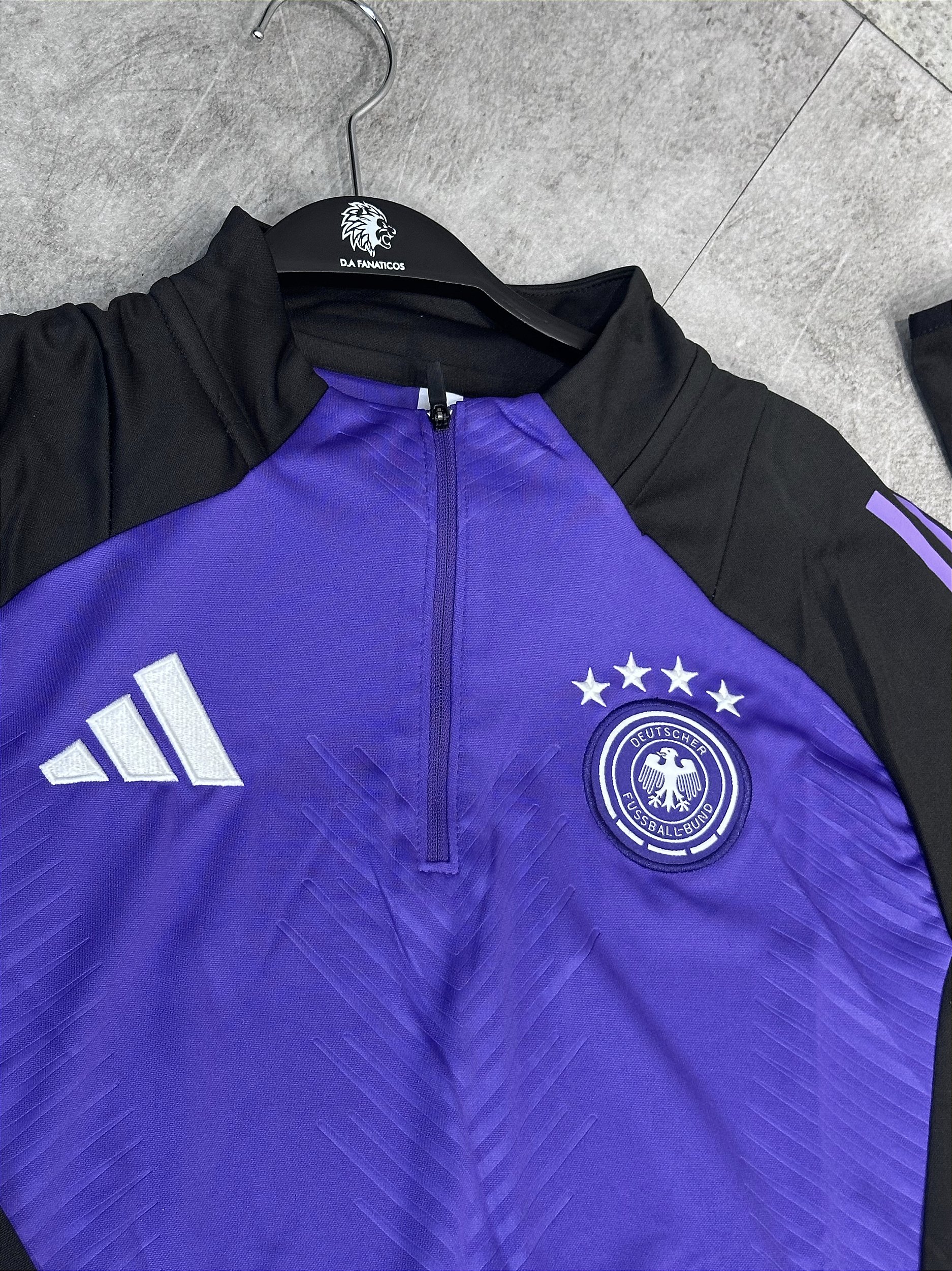 Conjunto Treino Alemanha Roxo 2025 Lançamento. - DA FANATICOS - Os ...