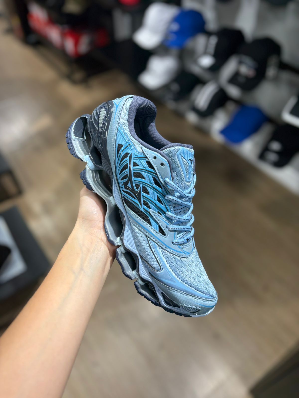TÊNIS UNISSEX MIZUNO PROPHECY 8 AZUL BB - DA FANATICOS - Os melhores ...