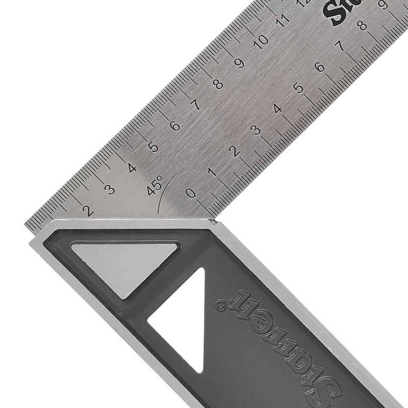 Esquadro Starrett Alumínio 10'' 45º - Precisão Total - ABRASHOP - Sua ...