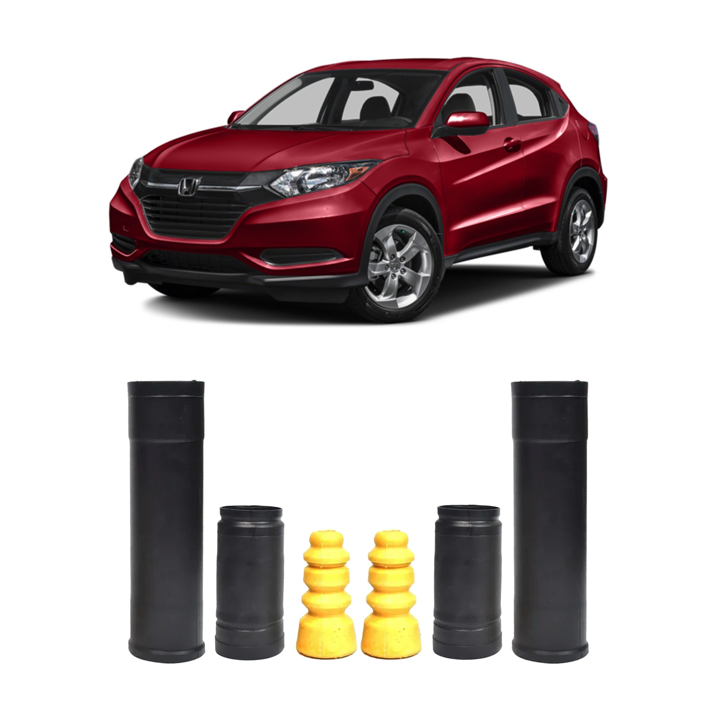 2 Kit Da Suspensão Traseiro Honda Hrv 2015 2016 2017 2018 2019 2020 21 ...