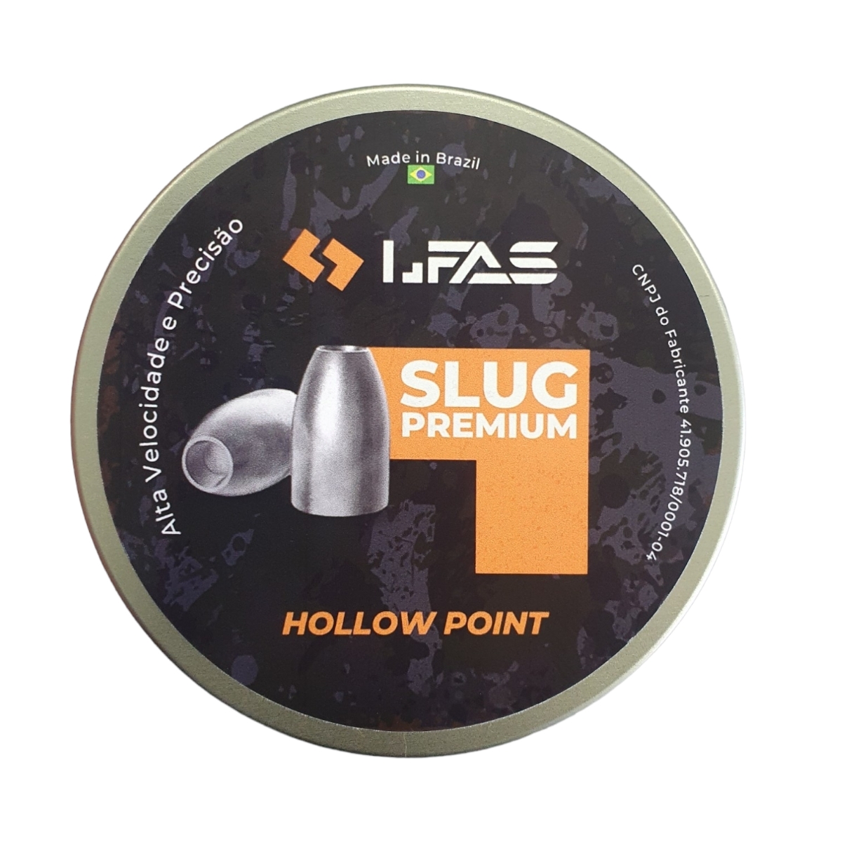 Chumbinho 9mm Slug Chumbo Premium Concavo 85 Grains- LFAS - LFAS ...