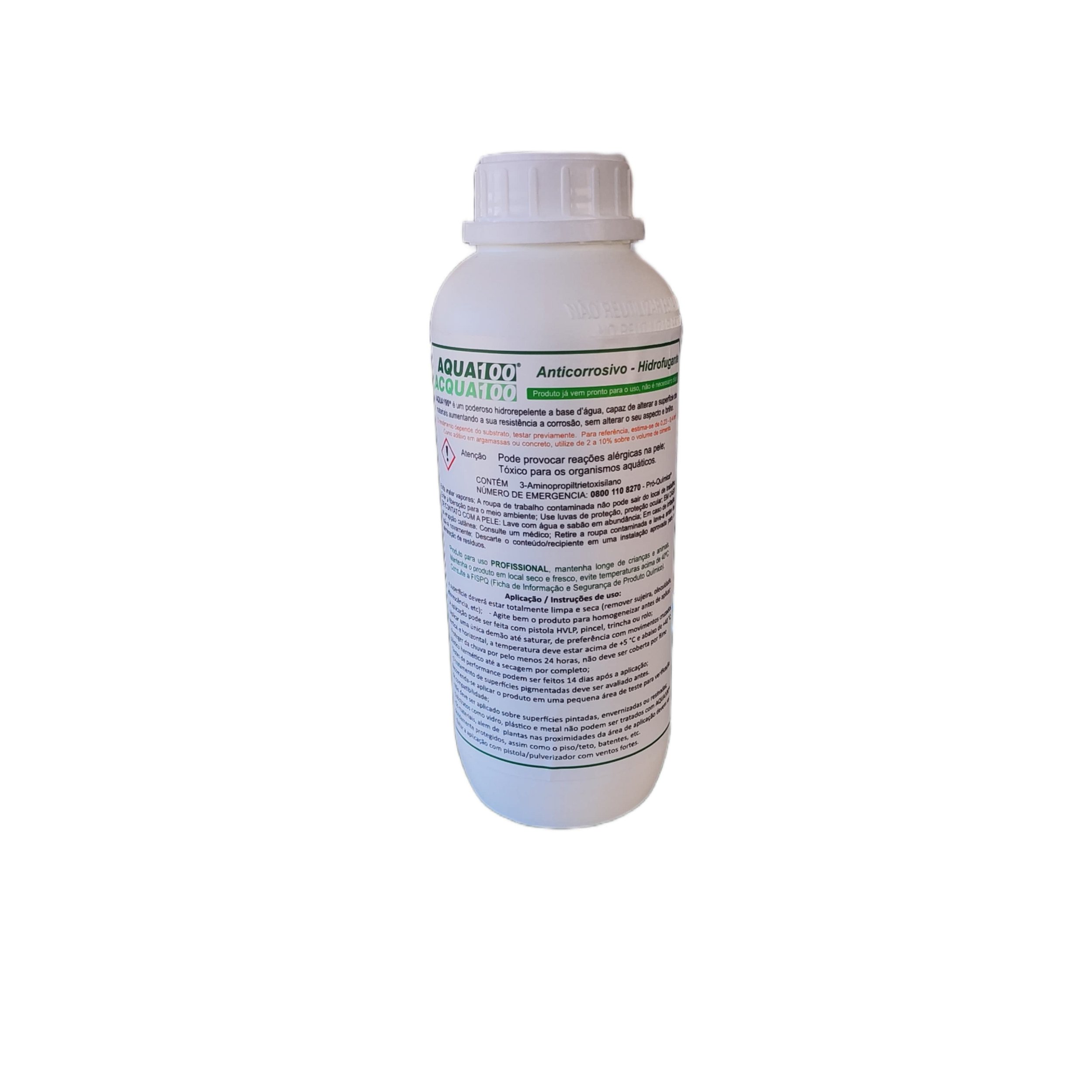 AQUA100 - Hidrofugante base água - 1 KG - EcolojiT