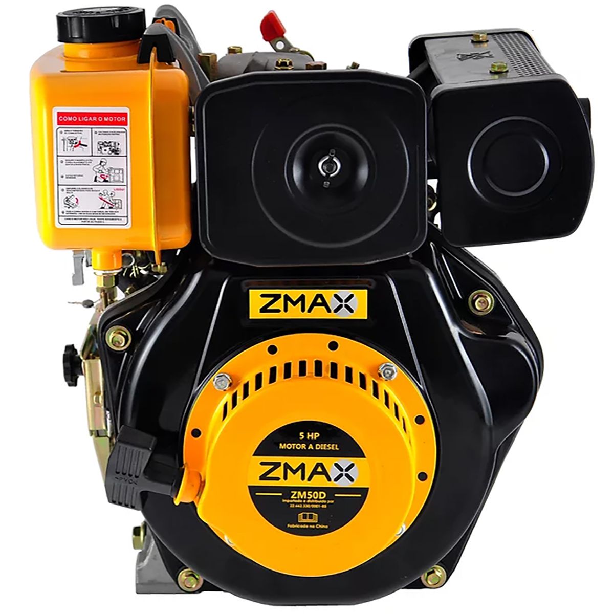 Motor a Diesel Zmax ZM50D 5hp 211cc Partida Manual Zd0 - Ferramentas MEP