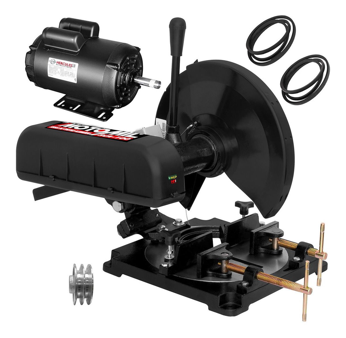 Serra de Cortar Alumínio Policorte Motomil Sca-100 com Motor Elétrico ...