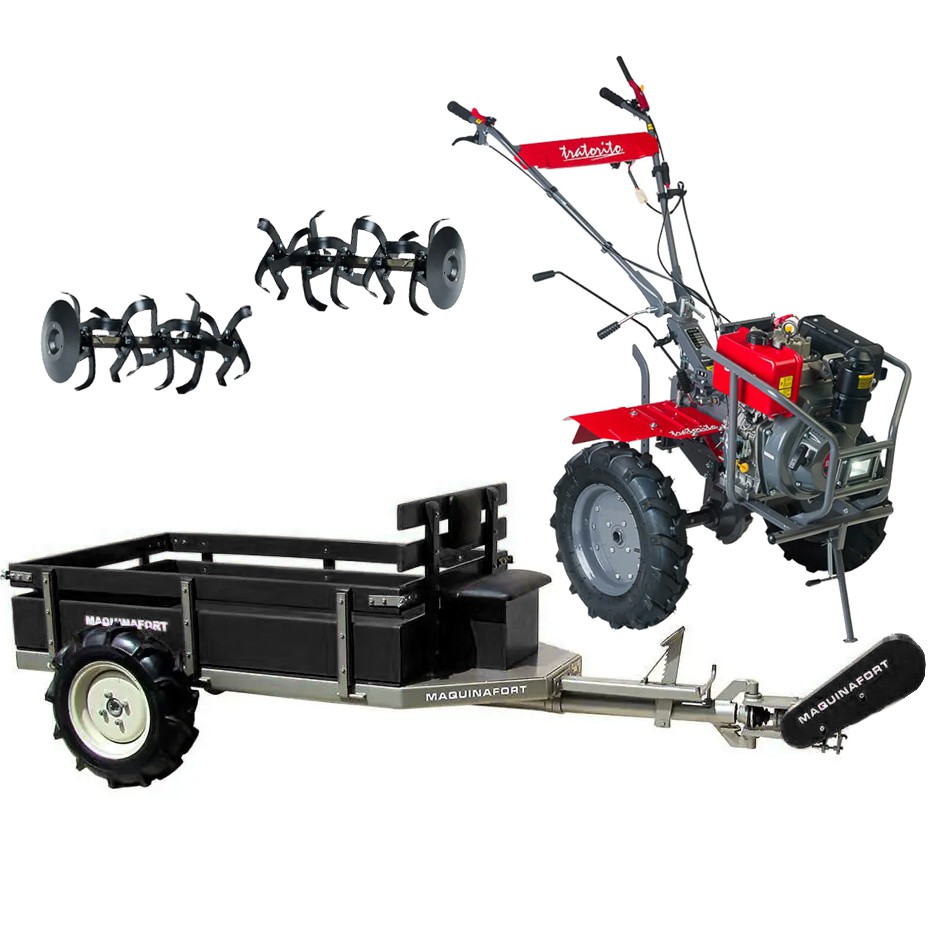 Motocultivador a Diesel Branco BTTD10.0E-1500 P. Elétrica 406cc 10,6hp ...
