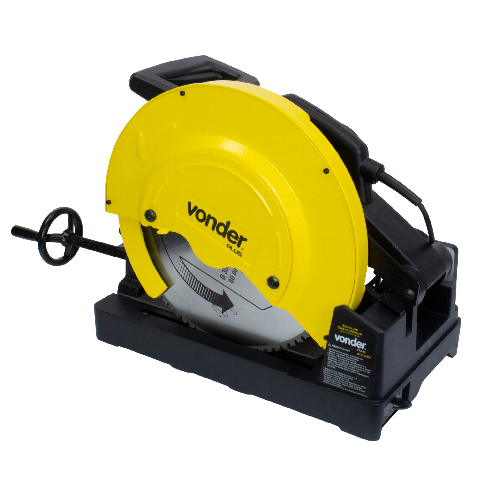 Serra Policorte Vonder Scv2200 220v 14" Baixa Rotação Alto Torque ...