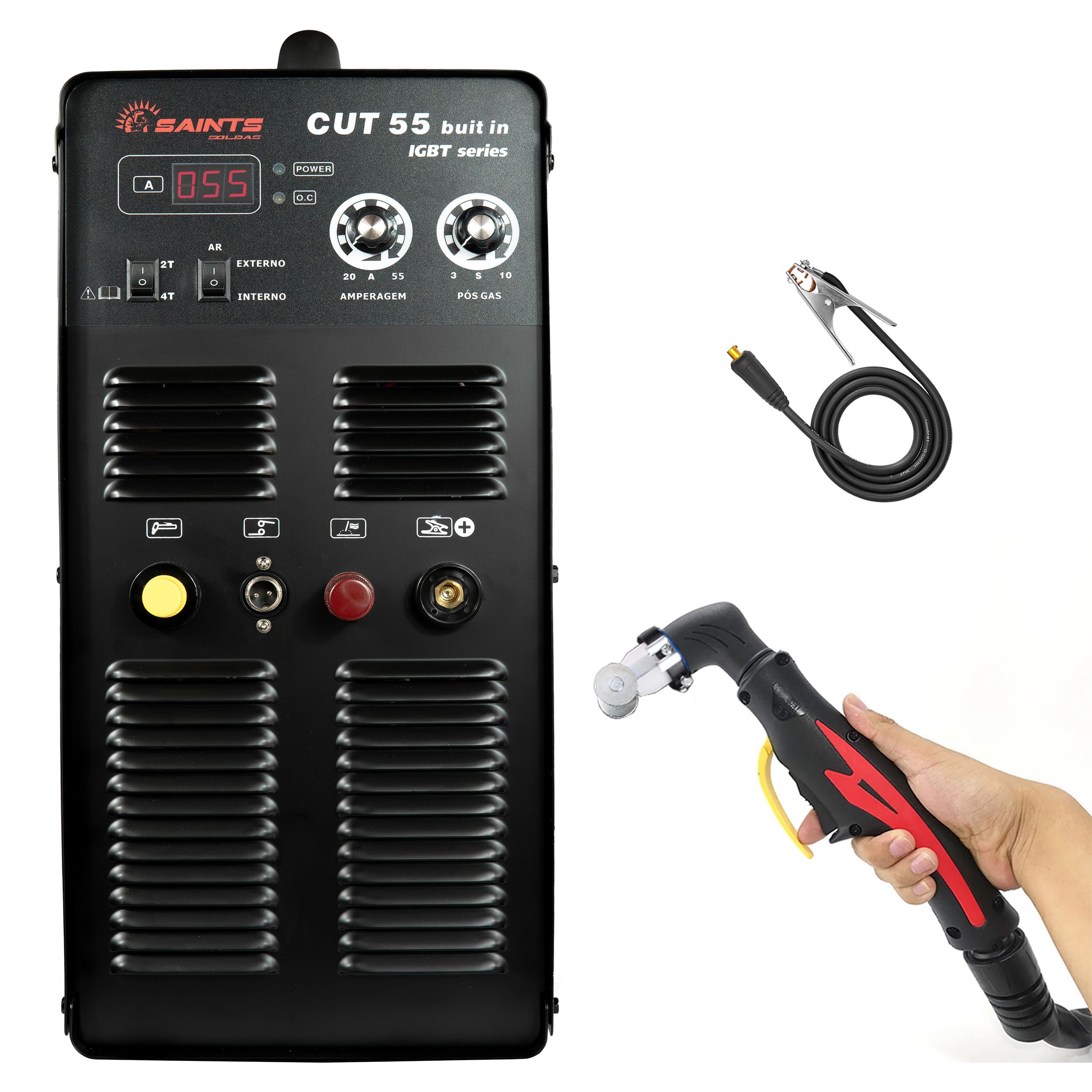 Inversor Corte Plasma Saints Cut55 Compressor Embutido Ns5 ...
