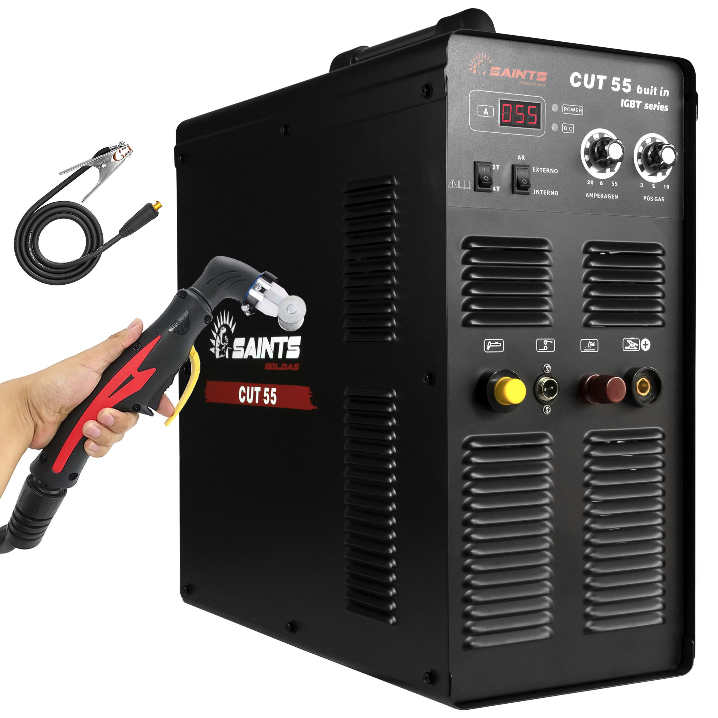 Inversor Corte Plasma Saints Cut55 Compressor Embutido Ns5 ...