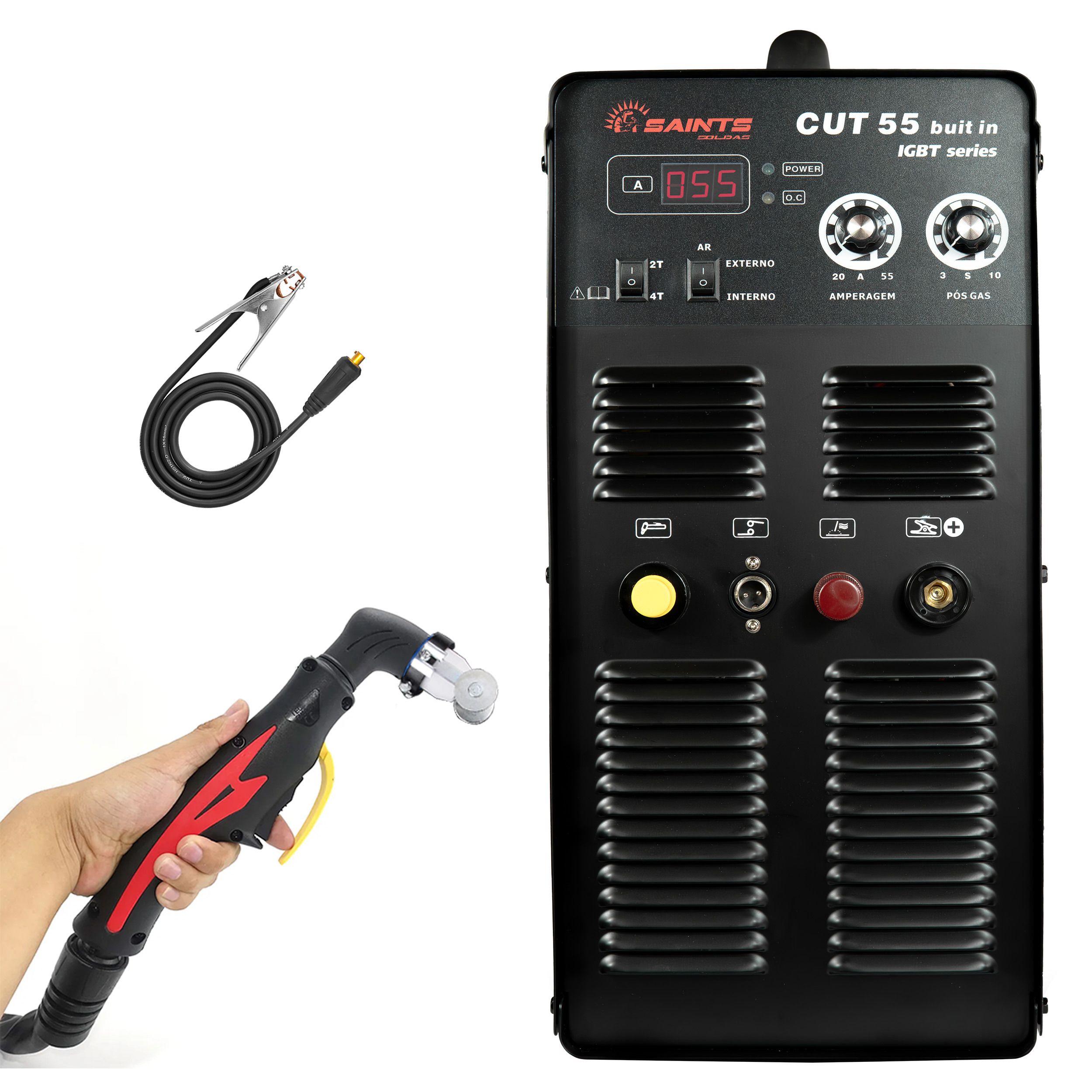 Inversor Corte Plasma Saints Cut55 Compressor Embutido Ns5 ...