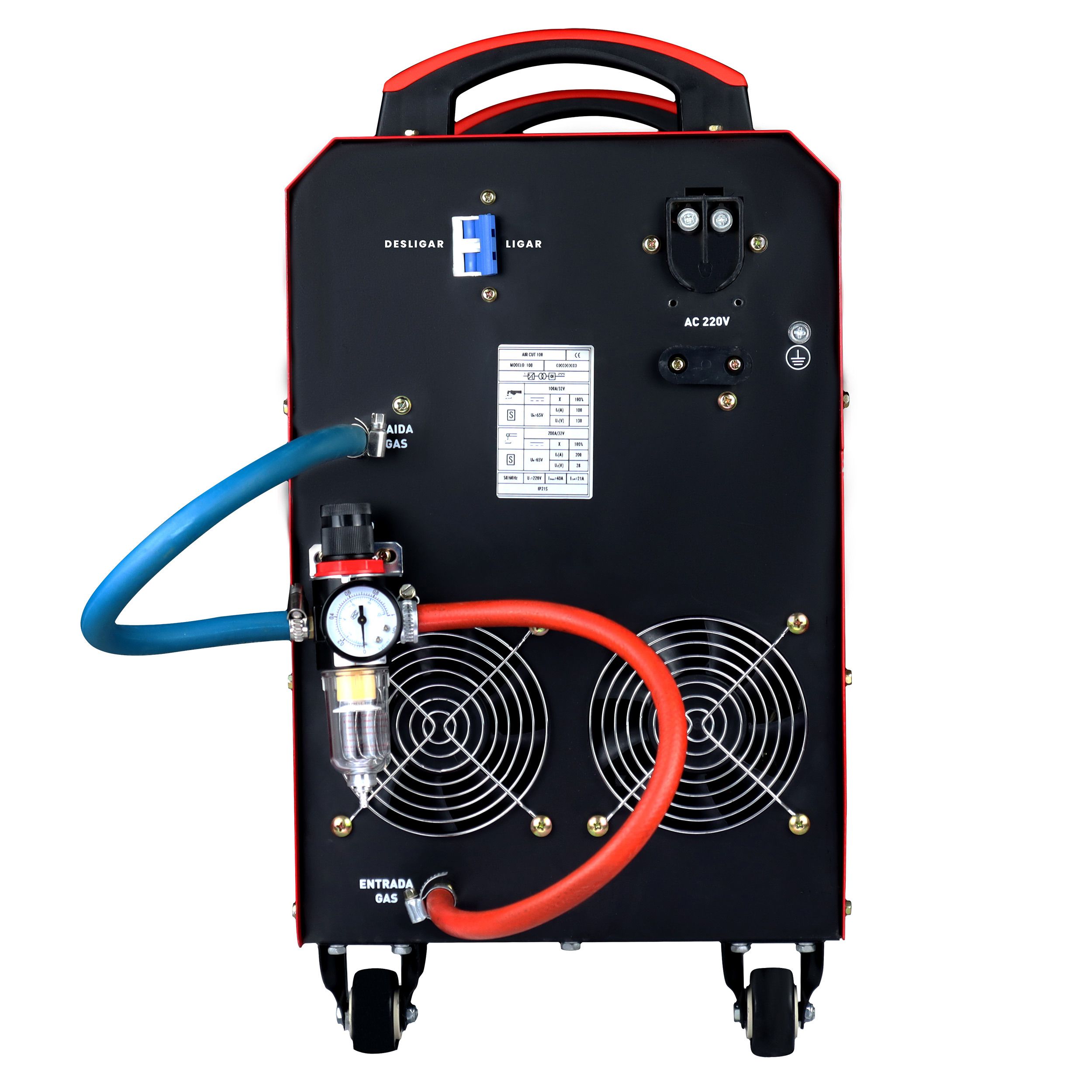 Inversor Corte Plasma Mma Galzer Air Cut 100 Compressor Zg2 ...