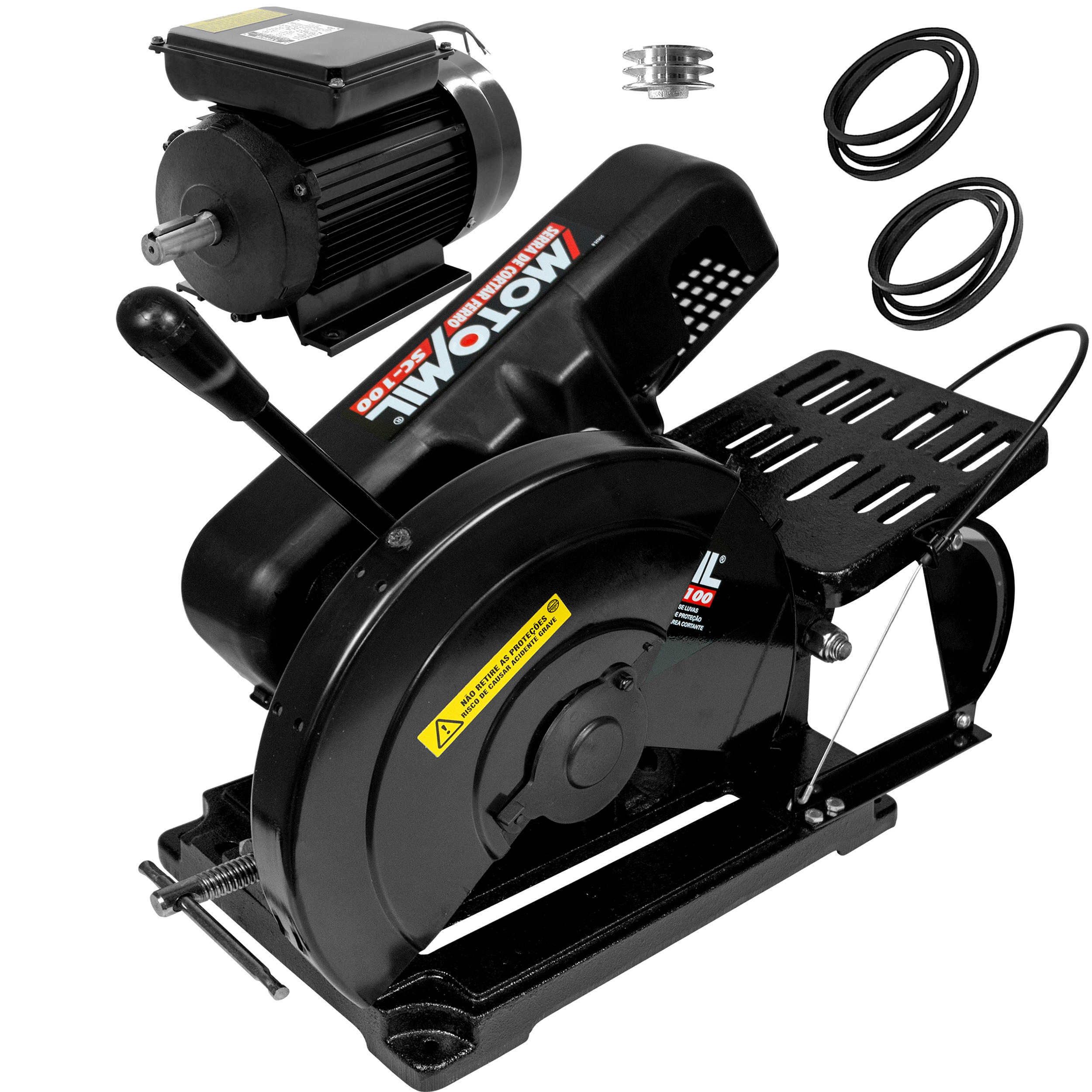 Serra Policorte para Ferro Motomil Sc100 Motor Elétrico Sp9 ...