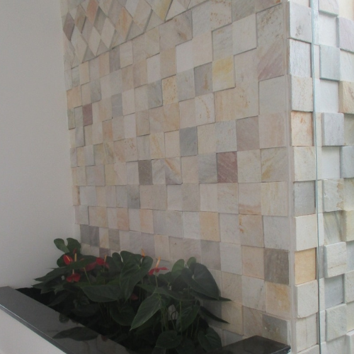 Pedra Quartzito de Minas 10x10cm Mesclado - Original Pedras