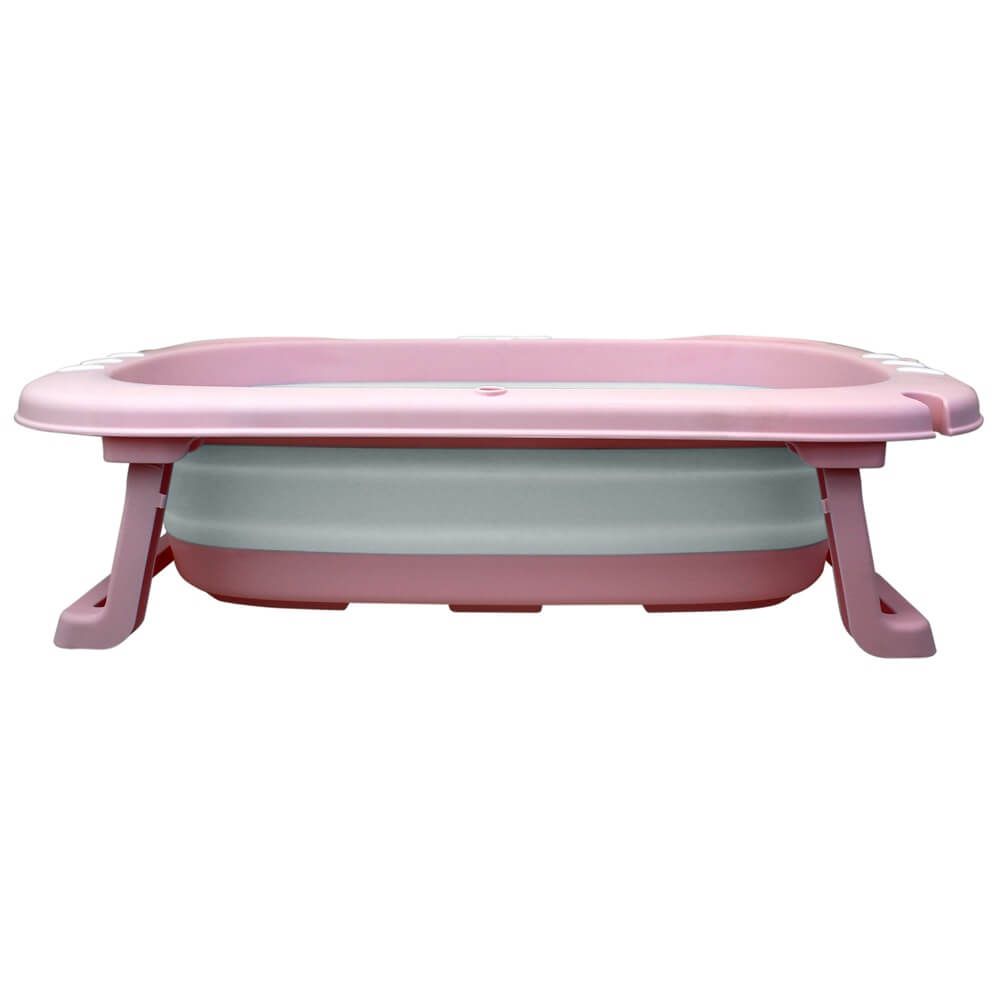 Banheira Portátil Infantil Dobrável e Flexível Gatinho Rosa - Clingo - Tutti Amore - A melhor ...