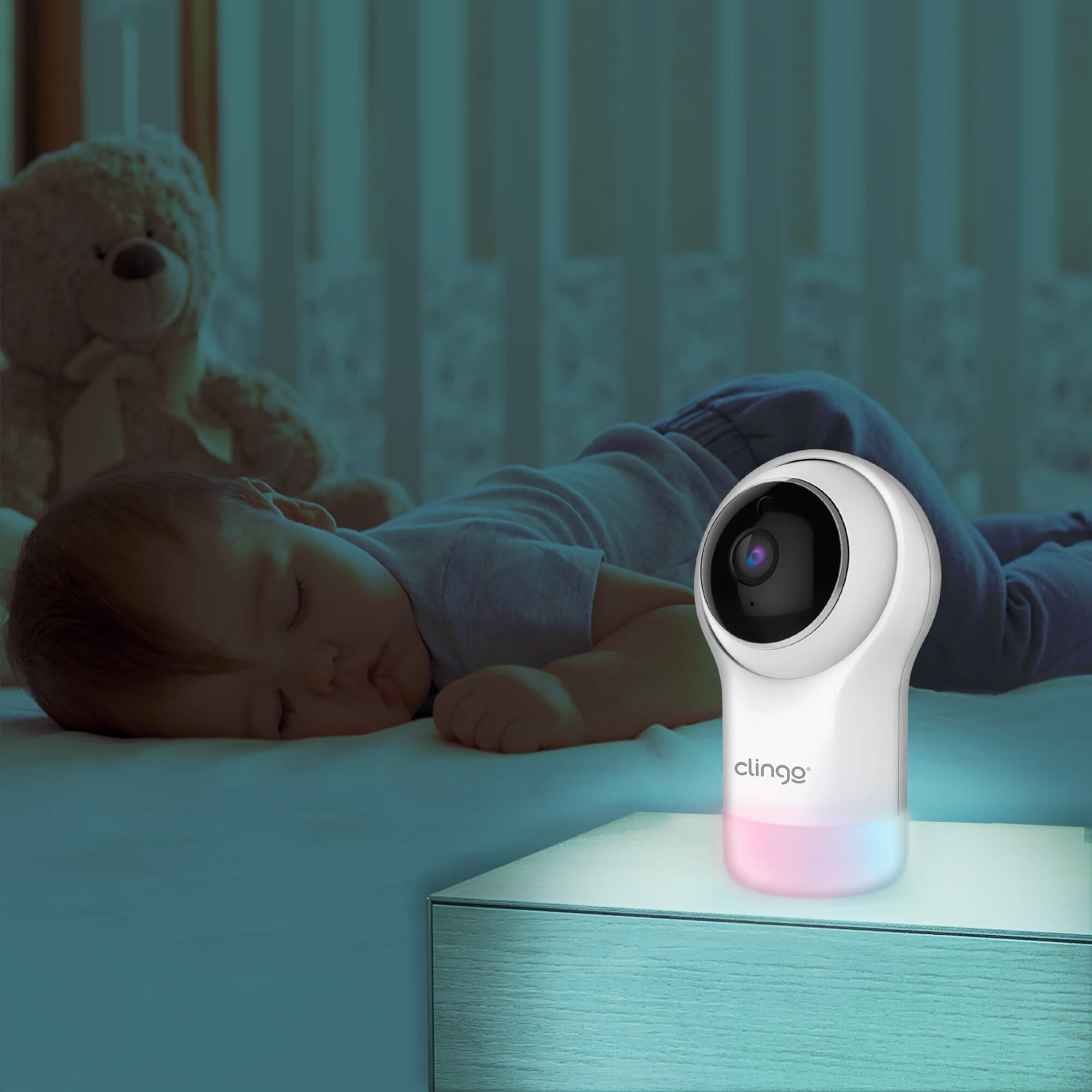 Babá Eletrônica Pal Glow 5 Pol Wi-Fi - Clingo - Tutti Amore - A melhor ...