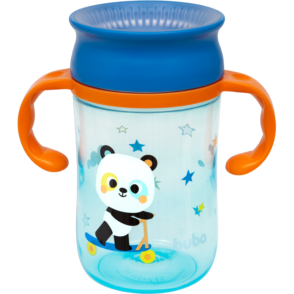 Copo de Treinamento 360 com Alça e Tampa Bubazoo Panda - Buba - Tutti ...