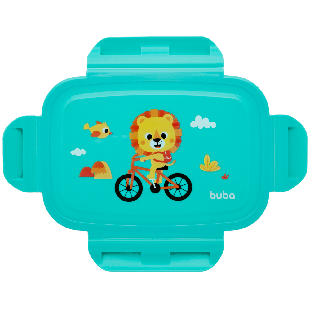 Lancheira Bento Box Inox Antivazamento Bubazoo Leão - Buba - Tutti ...