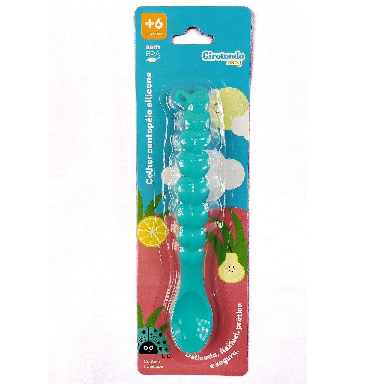 Colher de Silicone Centopéia - Girotondo Baby - Tutti Amore - A melhor ...