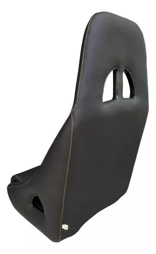 Bancos Concha Fixo Preto Para Buggy / Bugre / Puma - Jeep Militar