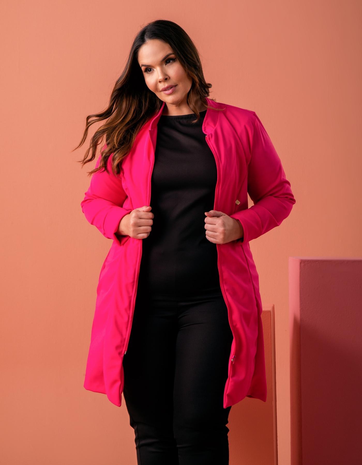 Jaleco Feminino Ava Pink - Dra. Charm