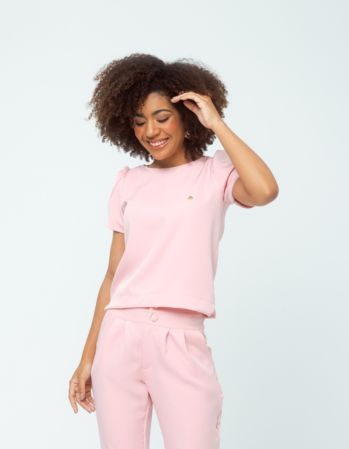 Scrub Feminino New Gisele Rosa Fancy - Dra. Charm