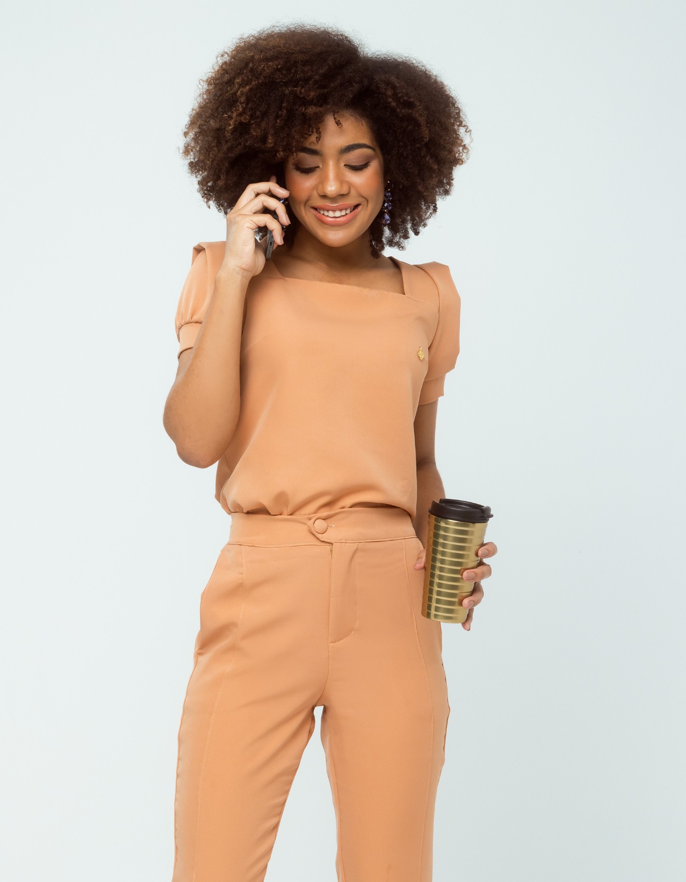 Scrub Feminino Sarah Capuccino - Dra. Charm