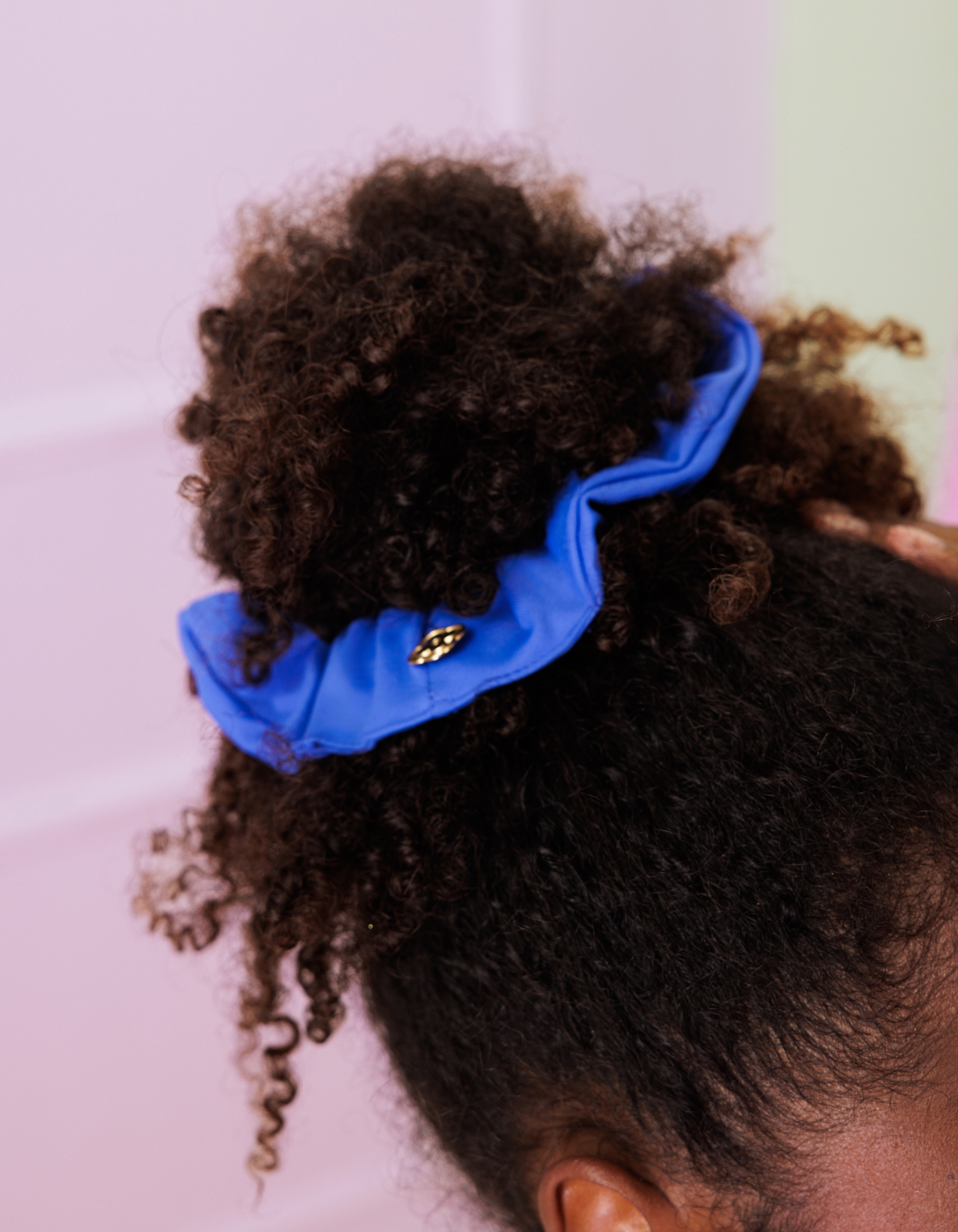Scrunchie Feminina Azul Royal | Dra. Charm - Dra. Charm