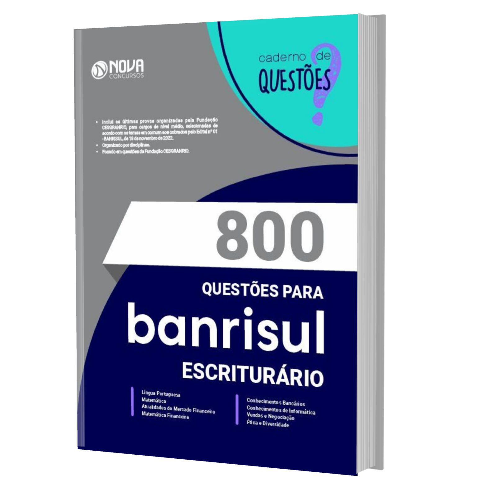 Kit Apostila Concurso BANRISUL - Escriturário + Questões - Solução ...