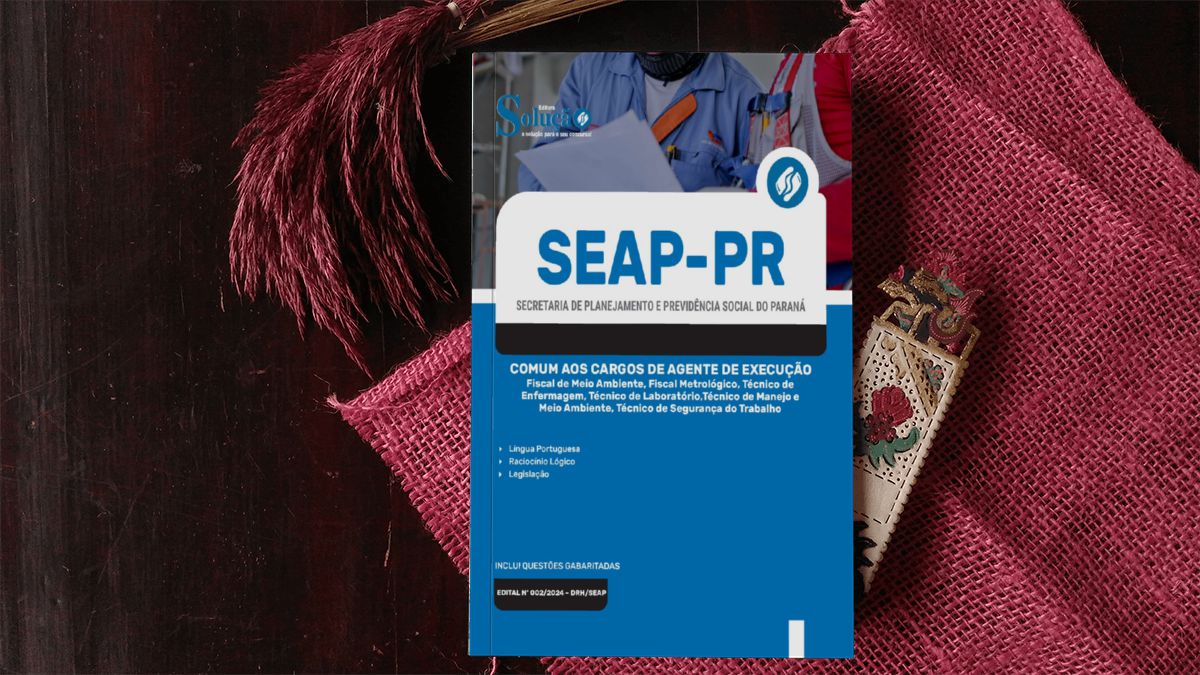 Apostila SEAP PR 2024 - Comum aos Cargos de Agente de Execução ...