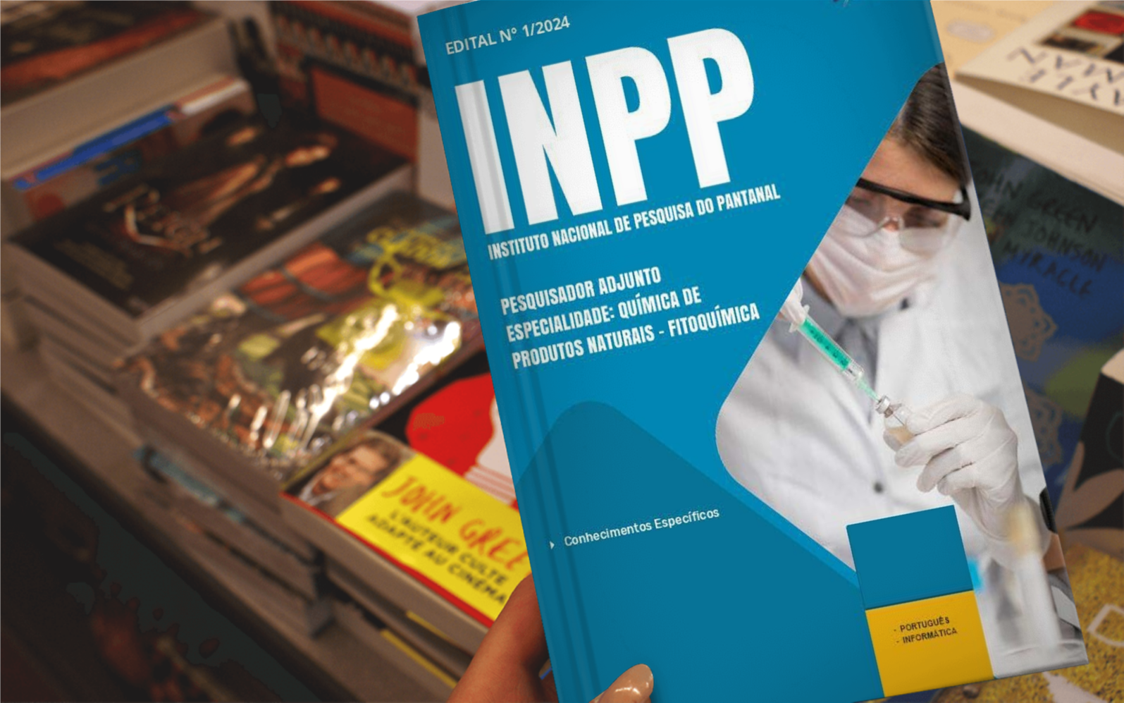 Apostila INPP 2025 - Pesquisador Adjunto - Especialidade: Química de Produtos Naturais ...