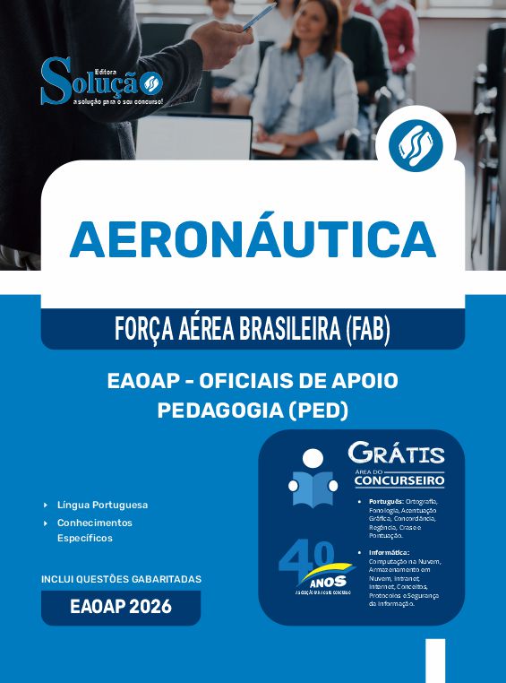 Apostila Aeronáutica do Brasil 2025 - EAOAP - Oficiais de Apoio ...