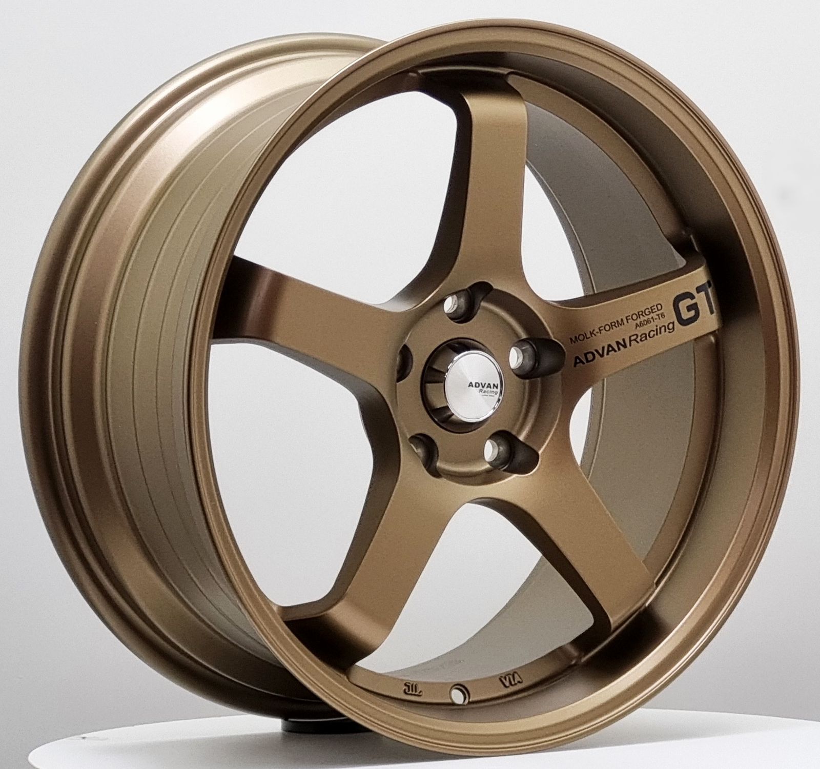 RODAS ADVAN GT ARO 18 TALA 8,5 FURAÇÃO 5X112 FLOW FORMING BRONZE ...