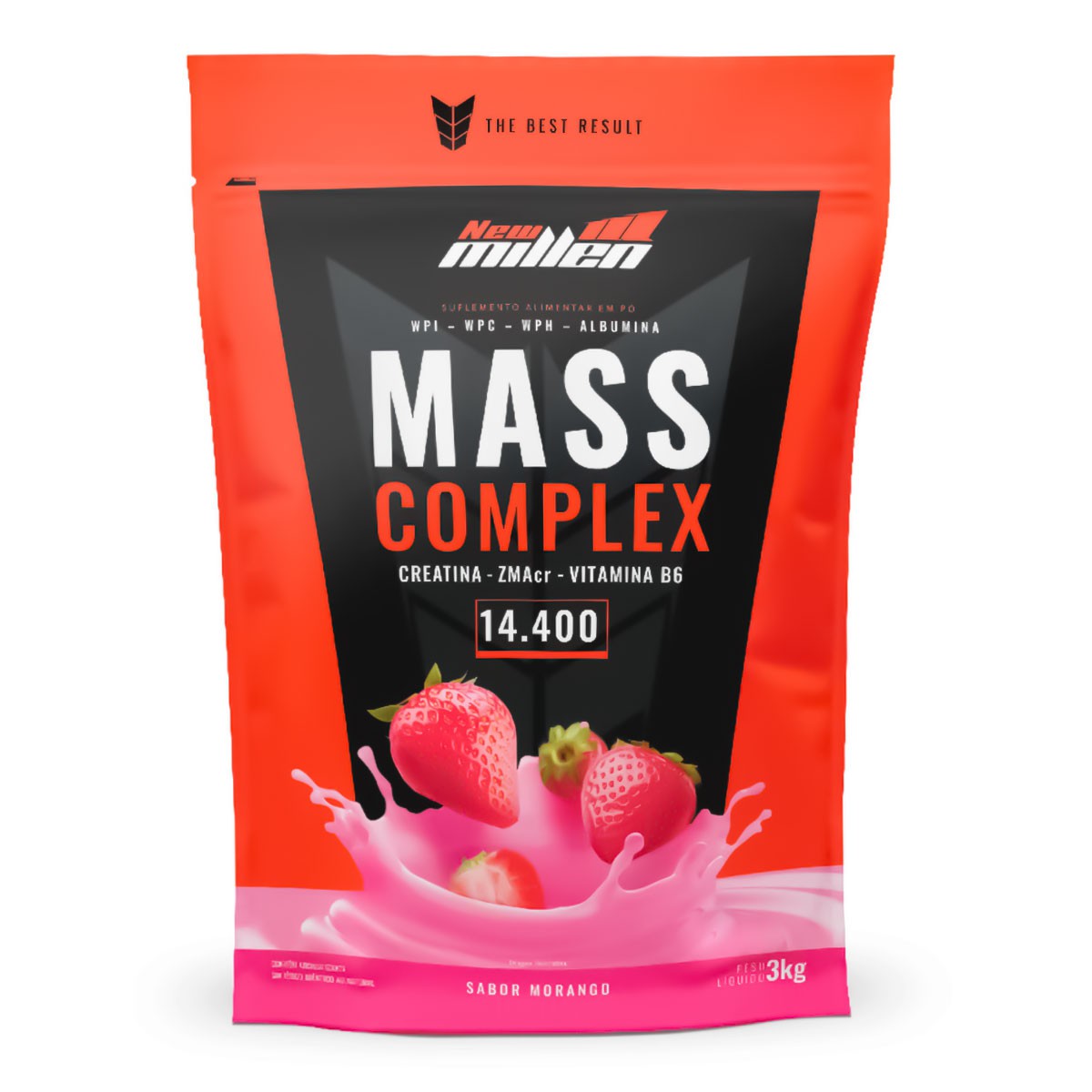 Mass Complex (3kg) - New Millen - SOS Suplementos - Loja de Suplementos ...