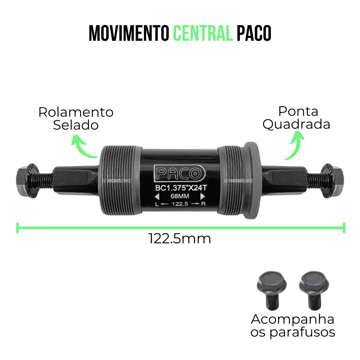 movimento central bike, movimento central da bike, eixo central bike ...