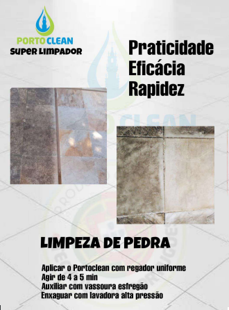 Super Limpador de Pisos e Porcelanatos Porto Clean Super Limpador 2L ...