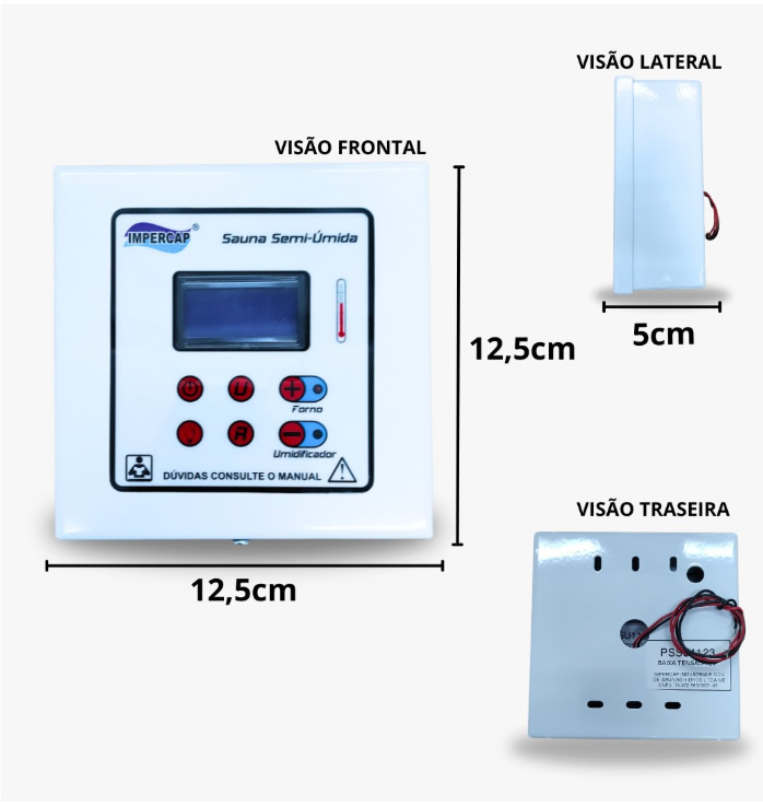 Sauna seca elétrica Finlândia Star 16,5 m³ 9 kw Impercap ...
