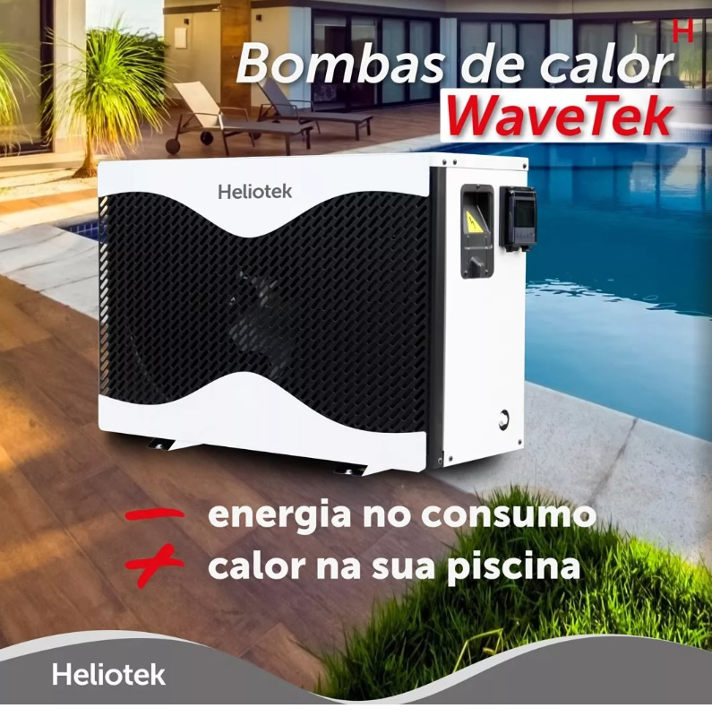 Trocador de Calor Inverter Wavetek Wi-Fi 54 Btu´s 16 Si Heliotek - Piscinacenter Comércio de ...