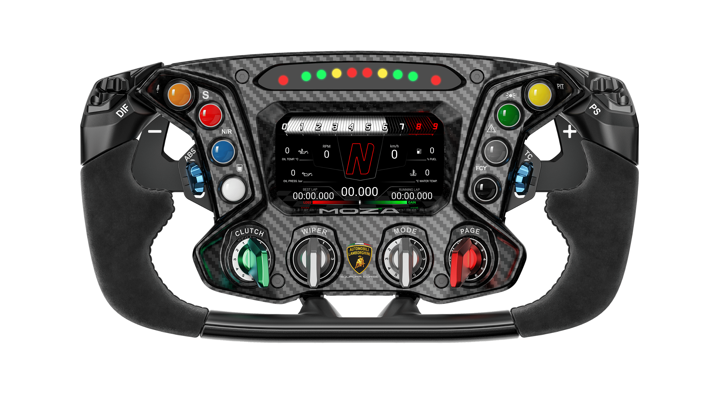 Volante MOZA Racing Lamborghini Essenza SCV12 - Licenciado Oficialmente ...