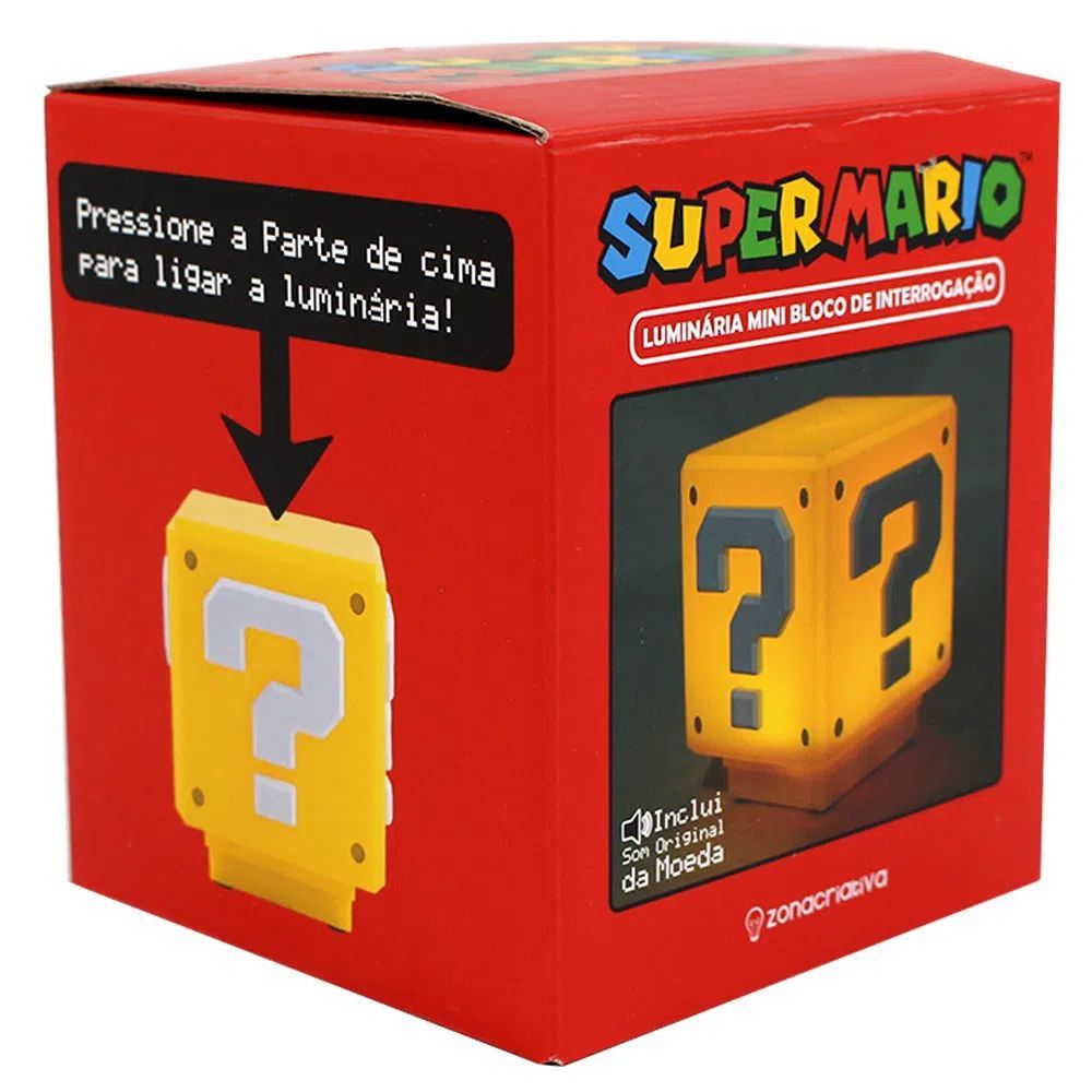 Luminária Light Mario Cubo - Fun Geek Store