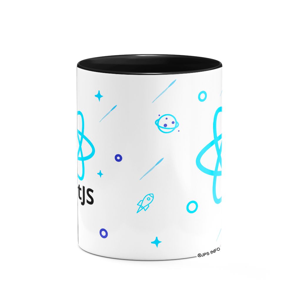 Caneca Dev React JS - B-black - Fun Geek Store