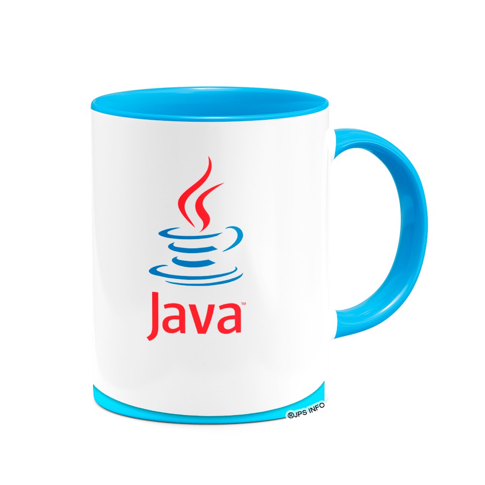 Caneca Dev JAVA B-blue - Fun Geek Store
