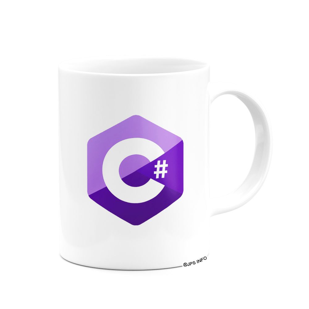 Caneca Dev Linguagem C# Csharp - Fun Geek Store