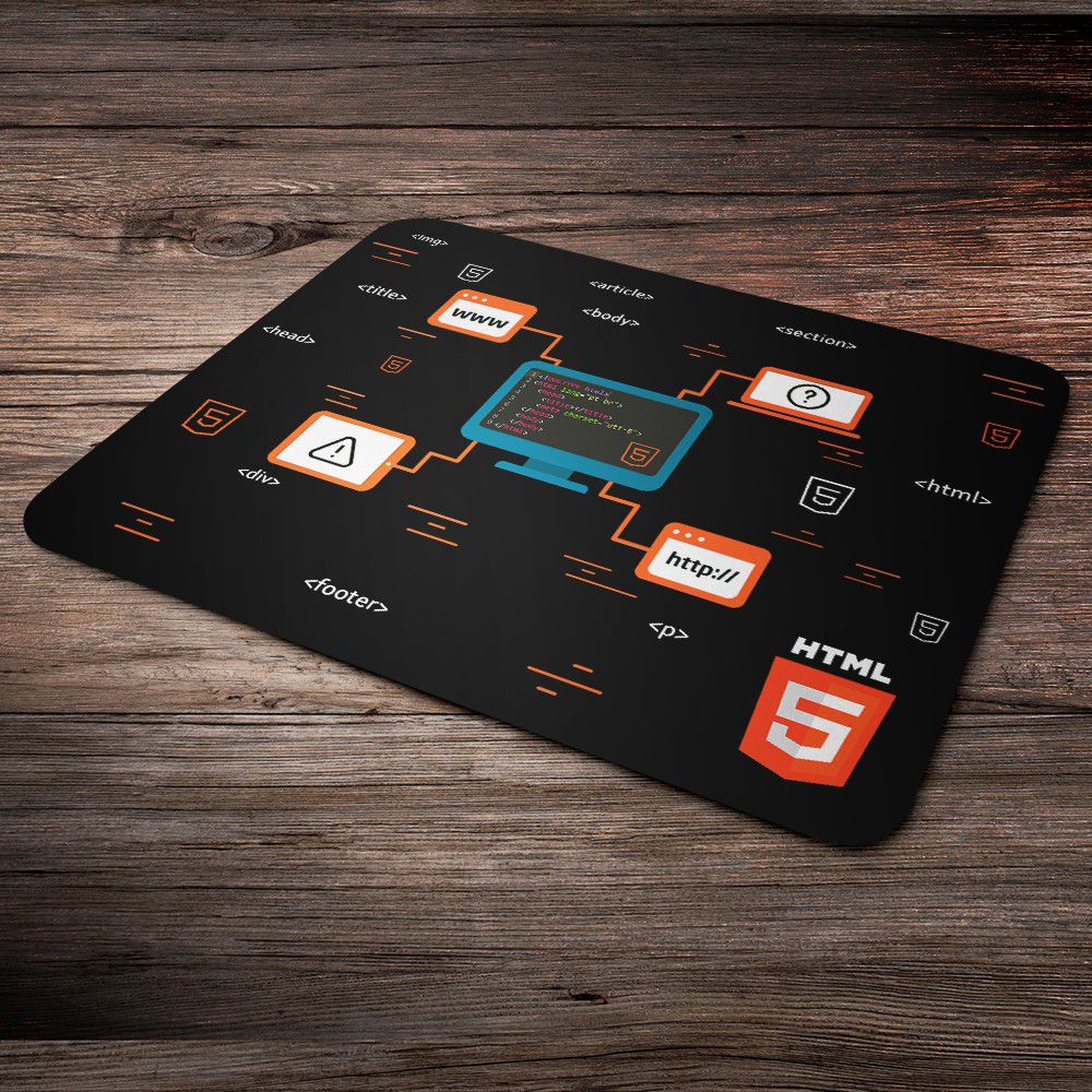 Mouse Pad Dev - HTML 5 - Fun Geek Store