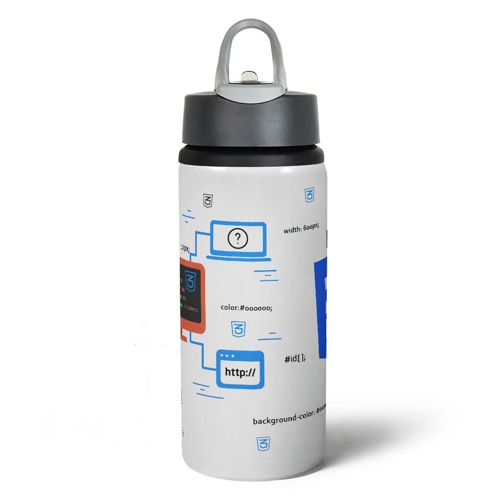 Garrafa Squeeze NK - Dev CSS 3 - Fun Geek Store