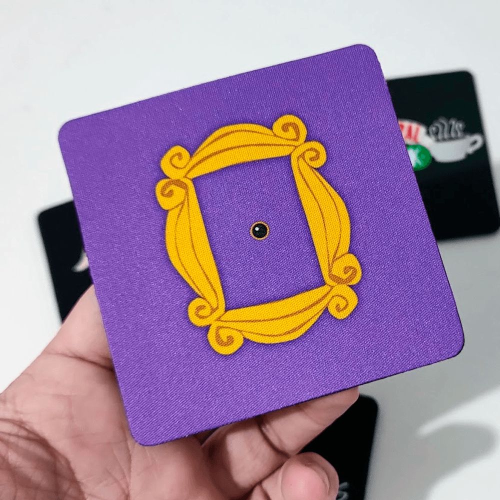 Porta copos quadrado - Icons Friends - Fun Geek Store