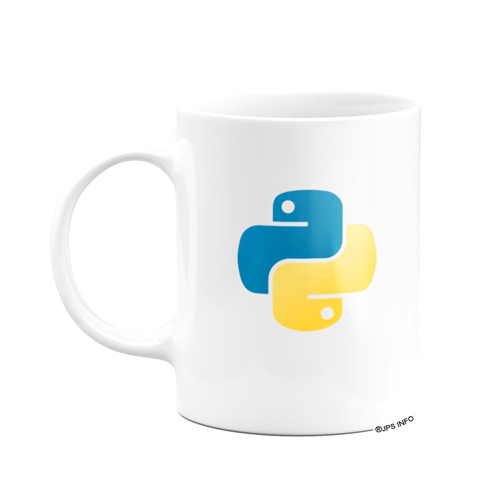 Caneca Dev Python branca (Saldo) - JPS INFO