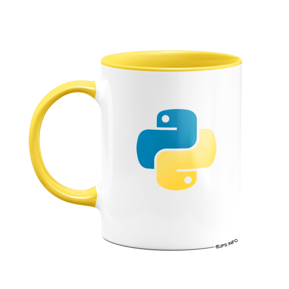 Caneca B-yellow Dev Python (Saldo) - JPS INFO